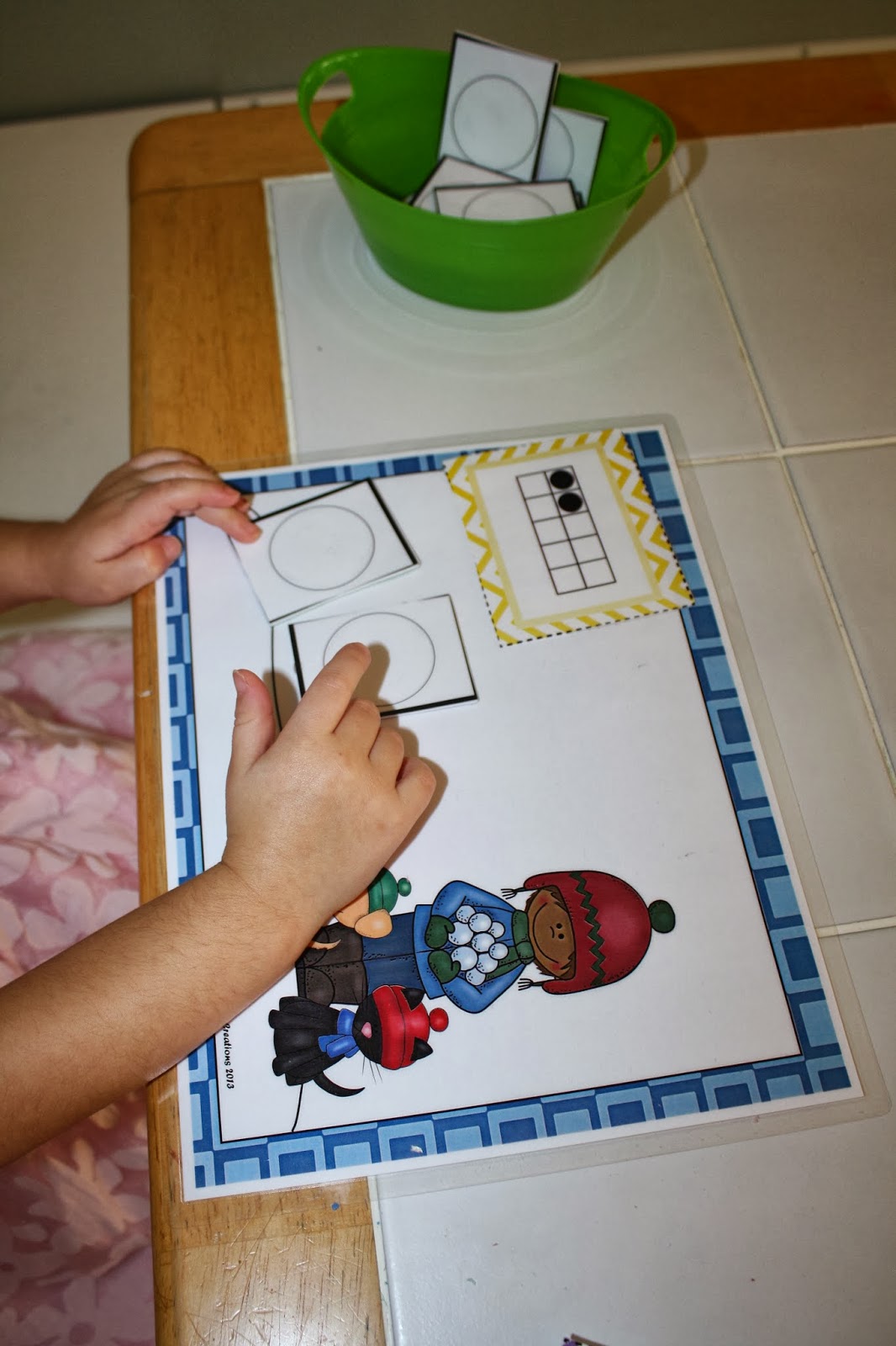 Differentiation Station Creations: Interactive Playdough Mats