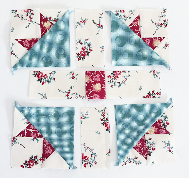 Fort Worth Fabric Studio: Raspberry and Cream BOM {Block 8}