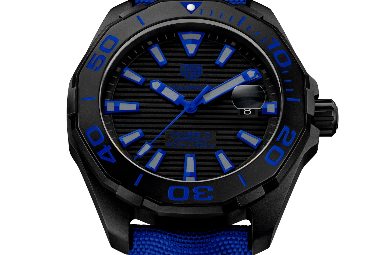 OceanicTime: TAG Heuer AQUARACER Black TITANIUM