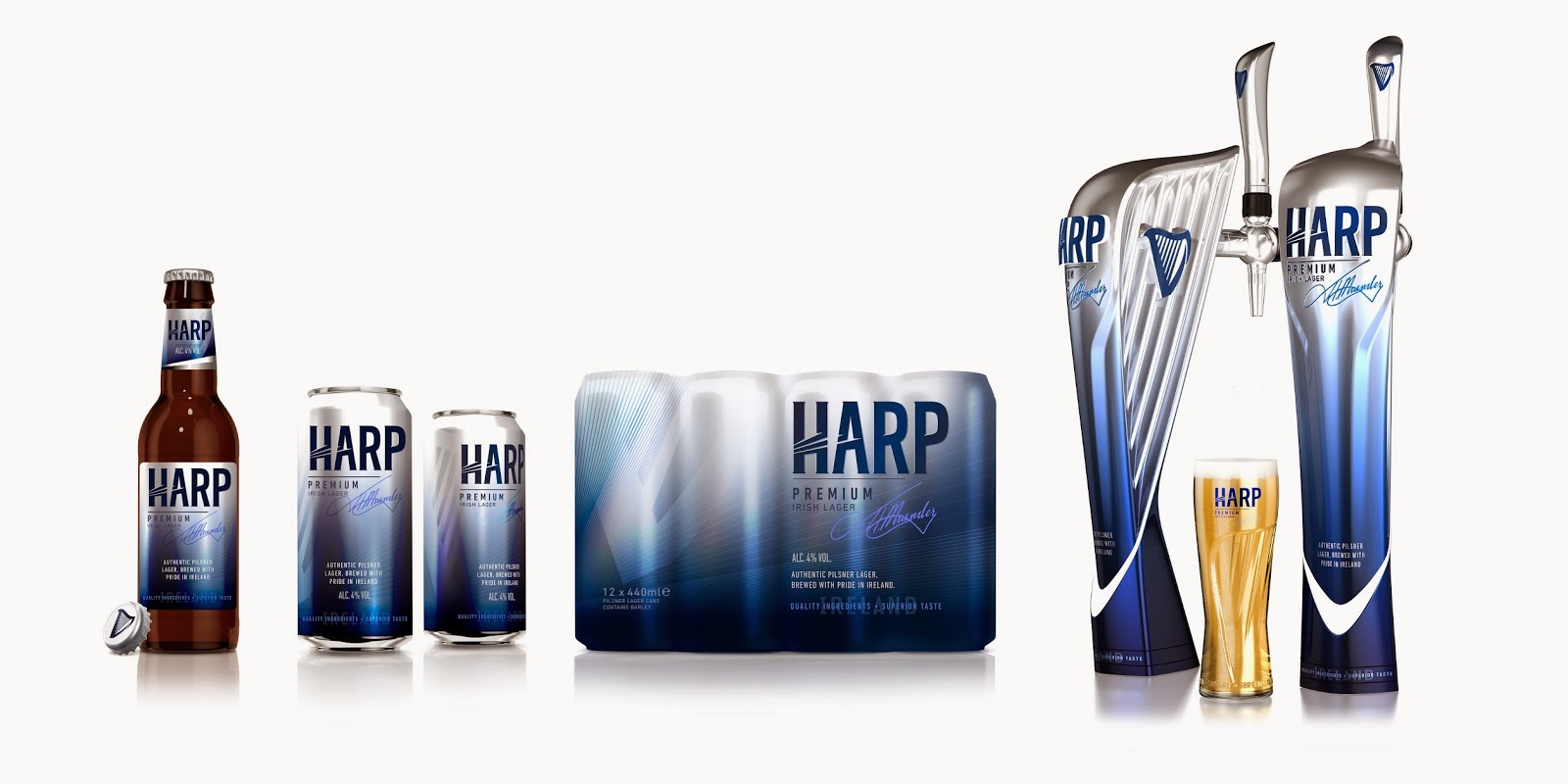 Harp Lager on Packaging of the World - Creative Package Design Gallery
