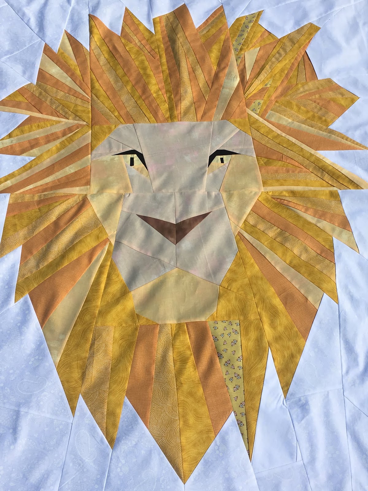 KOHATU Patterns: Lion Brave Quilt Update