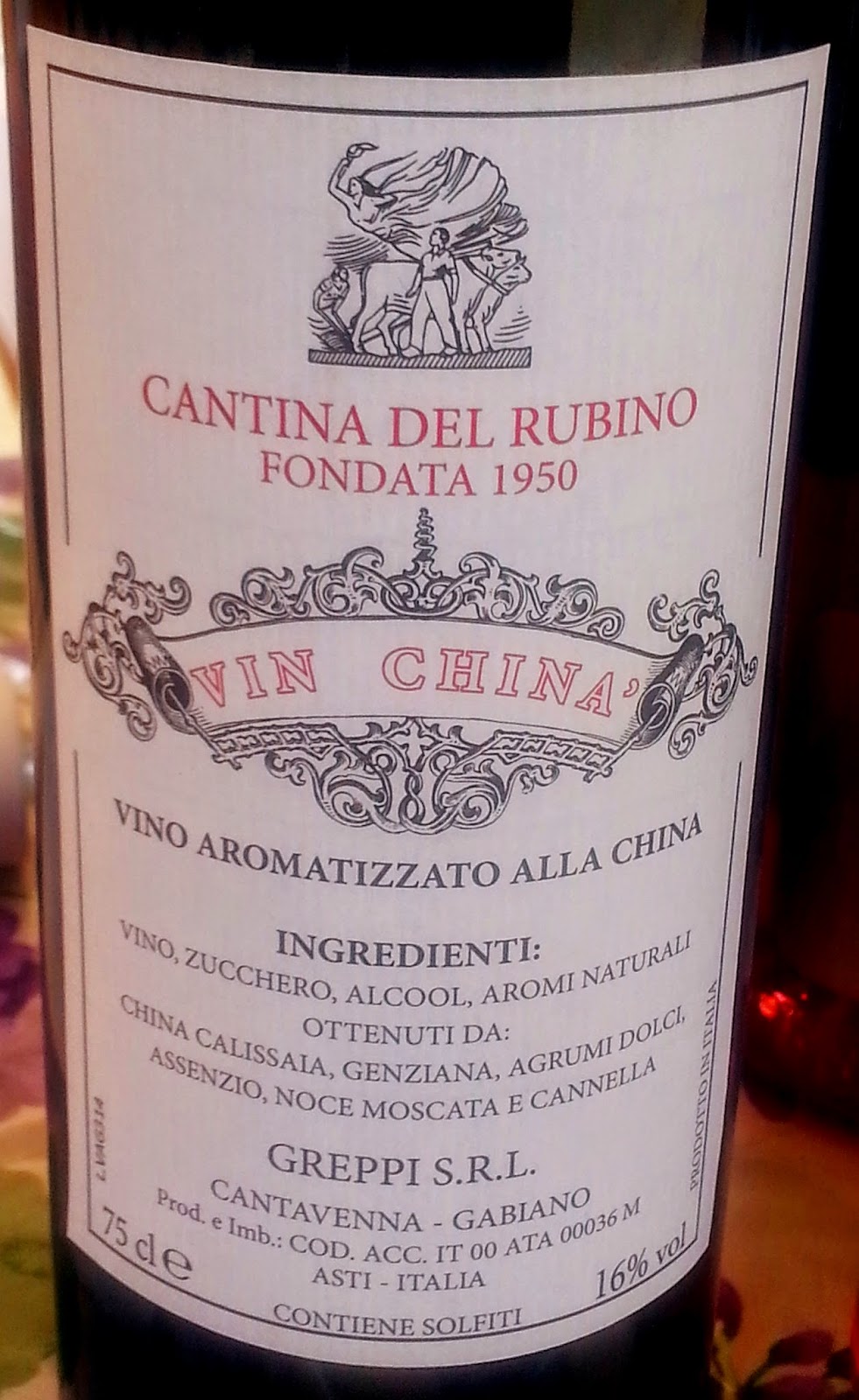 Turin Epicurean Capital: Rubino di Cantavenna: a precious wine
