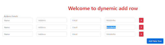 mithilesh kumar singh: Add New Rows Dynamically in Angular 5