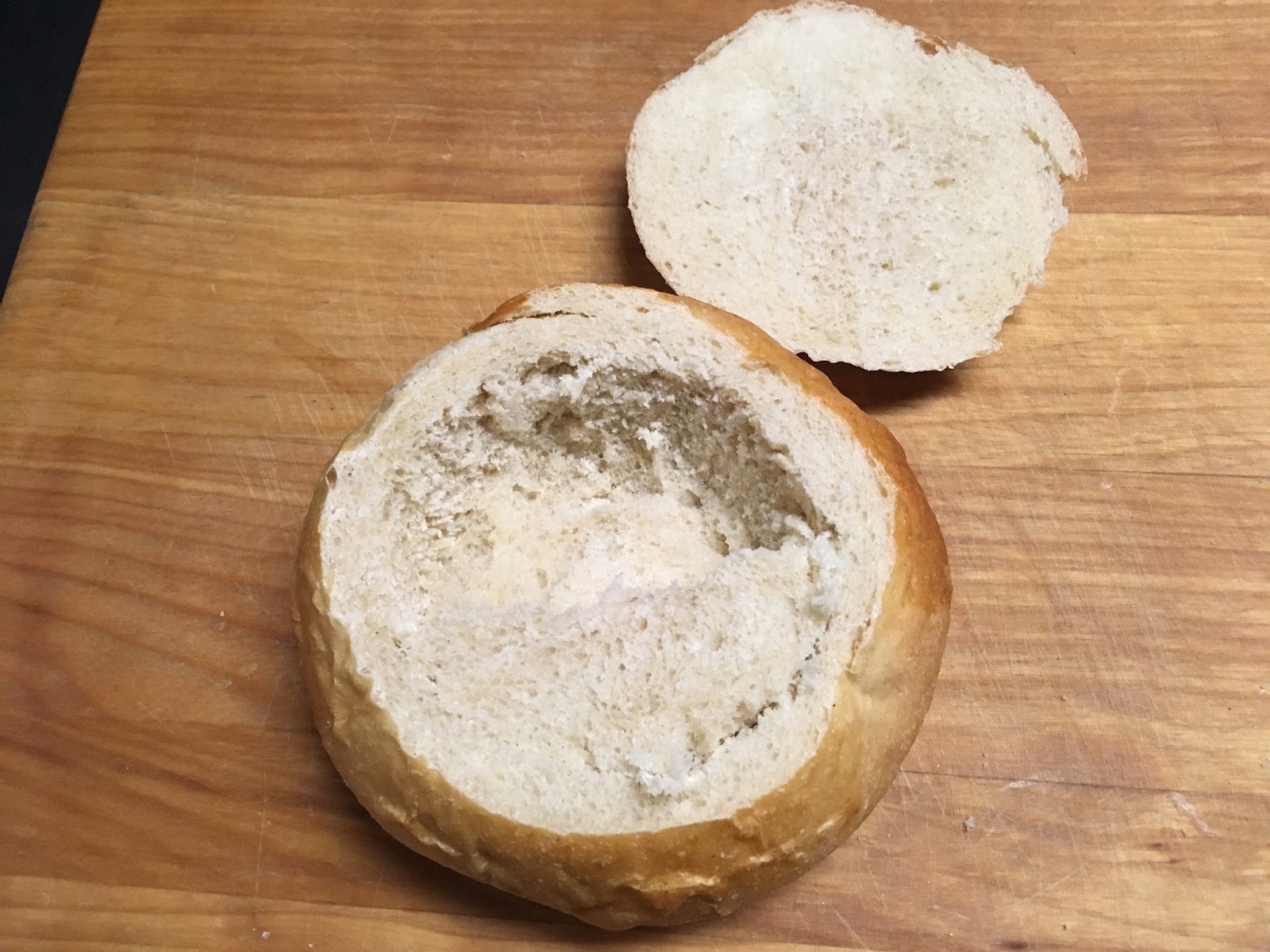 Cooking with Barry & Meta: Crusty Bread Bowls for soup -- crusty on the