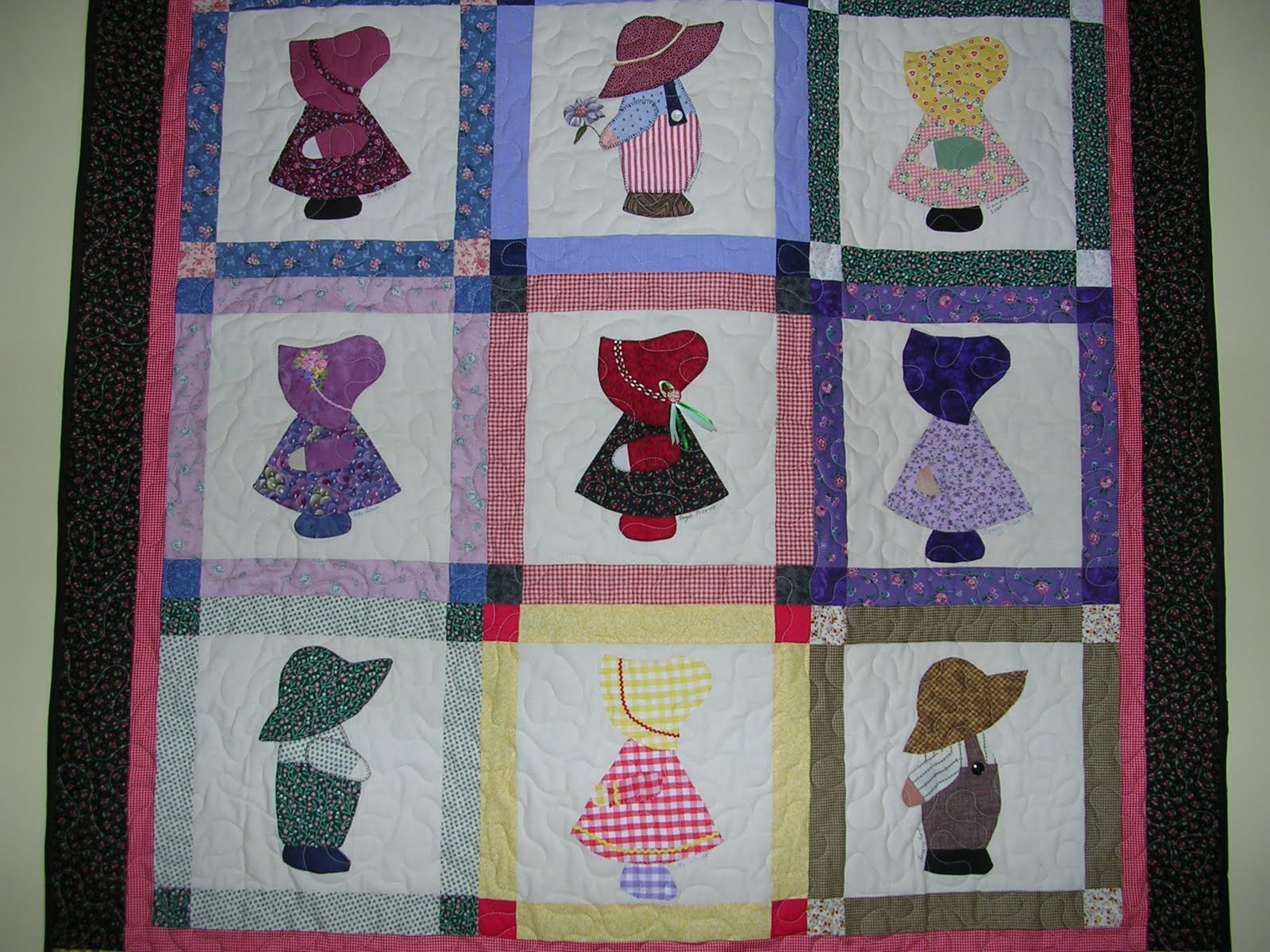Nice Quilting: Sunbonnet Sue and Sam.
