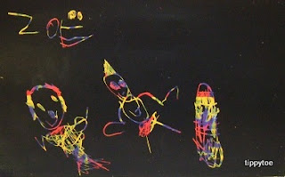 Tippytoe Crafts: Egyptian Scratch Art