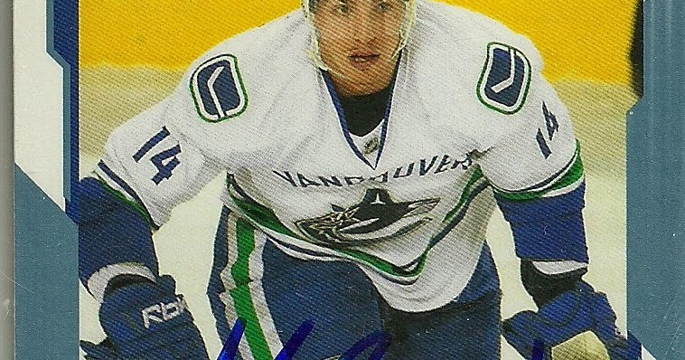 Hell's Valuable Collectibles: Alexandre Burrows Autographed Card