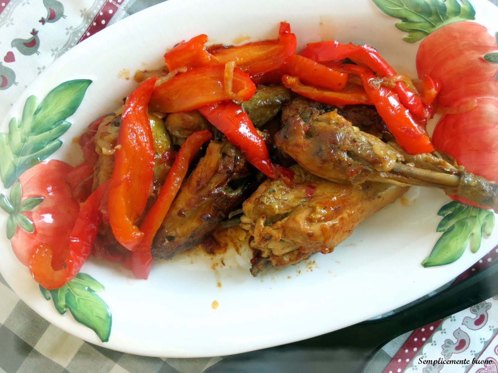 POLLO CON I PEPERONI