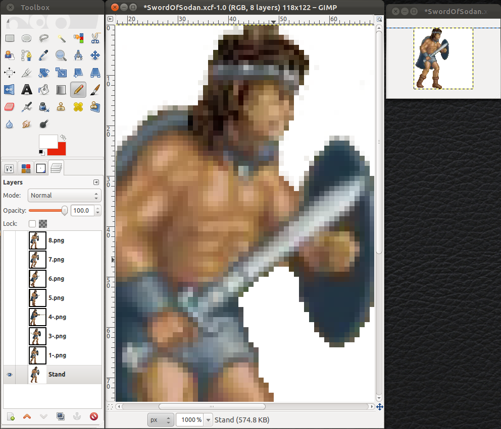 linuxevia: Tutorial Gimp - Sprite & Pixel Art