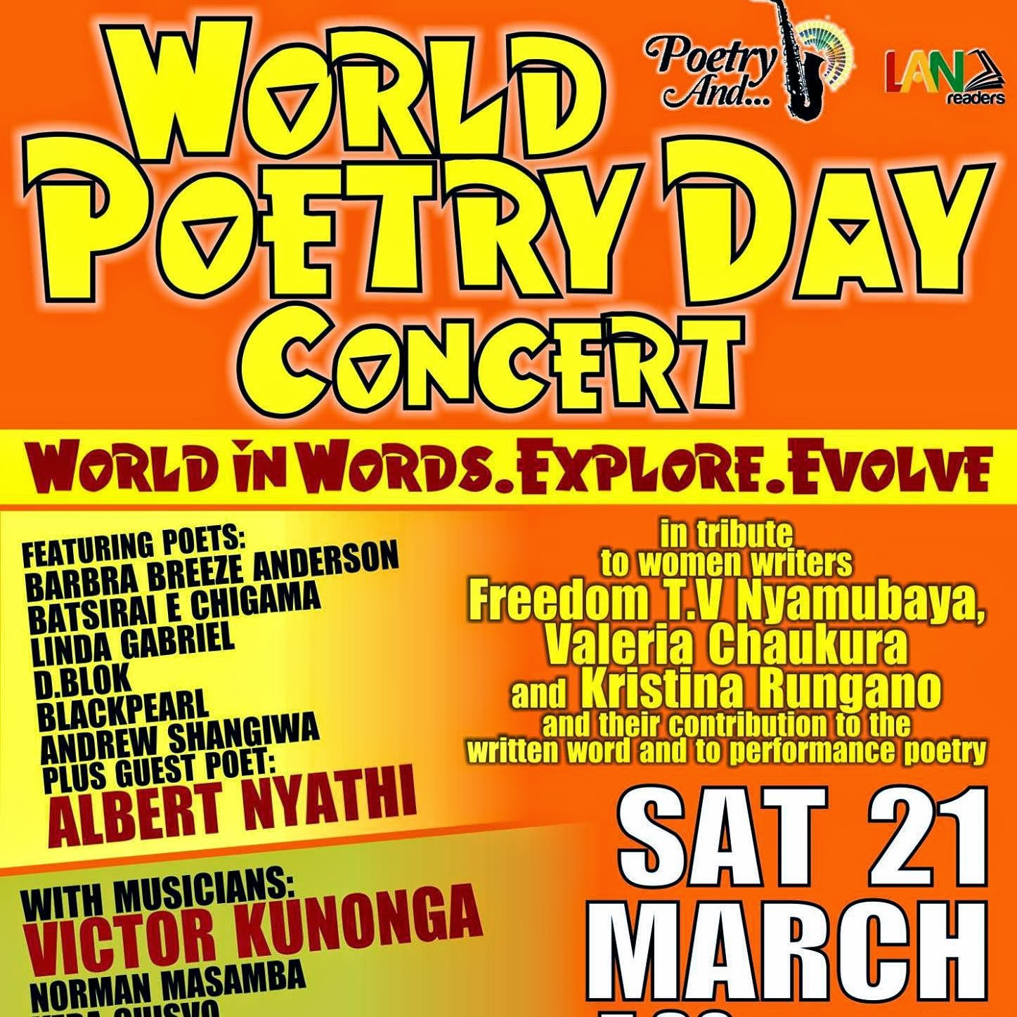 Writers International Network Zimbabwe: Events for Writers and Poets
