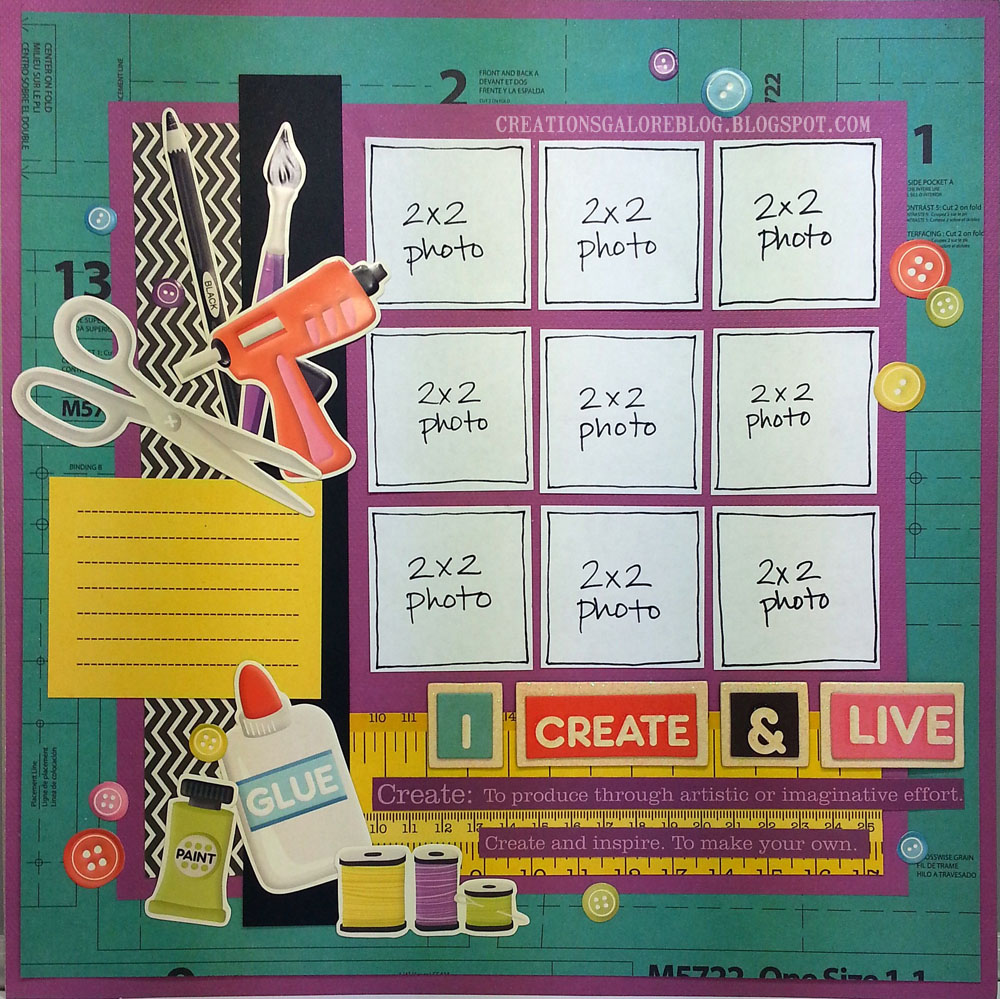Creations Galore Blog: Layout Tuesdays - Love 2 Craft