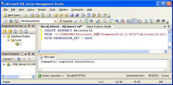 SQLCoffee en Español: Usando Integración CLR en SQL Server 2005