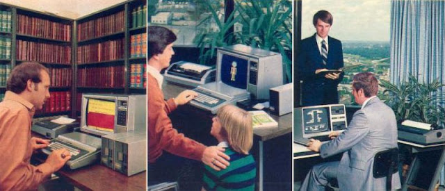 Interesting Vintage Photos of Men With Computers at Workplaces in the ...