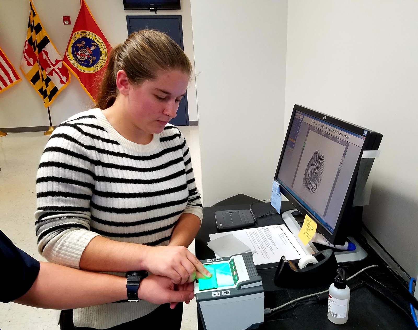 St. Mary's County Sheriff's Office - News: Expanded Fingerprinting ...