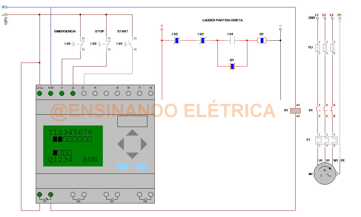 Aulas de Comandos Elétricos - Ensinando Elétrica | Dicas e Ensinamentos