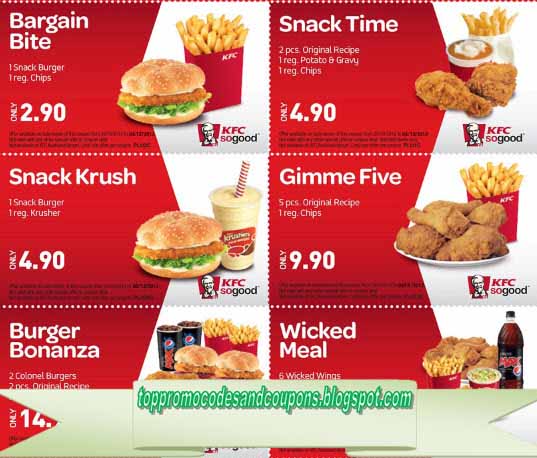 Free Promo Codes and Coupons 2023: Kfc Coupons