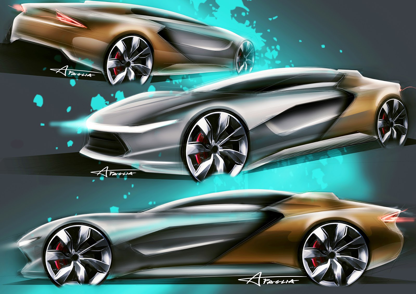 ap design: concept car sketch