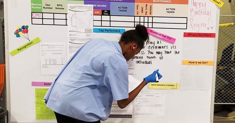 South Florida Postal Blog: Royal Palm P&DC Employees 'Huddle'