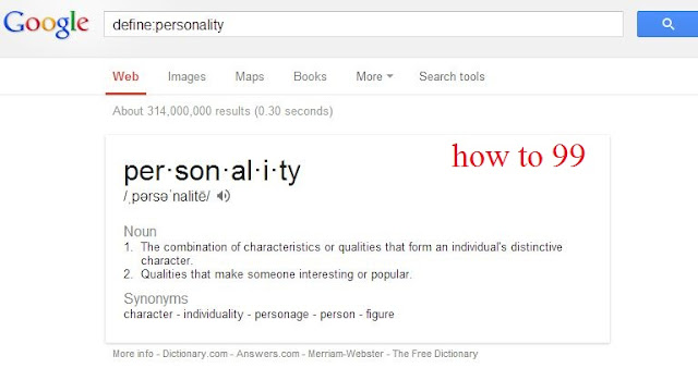 How to find definitions on Google | How To 99