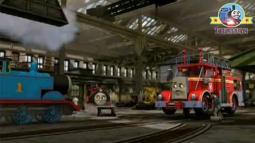 Race To The Rescue Thomas Train And Friends Flynn Fire Engine | Train ...