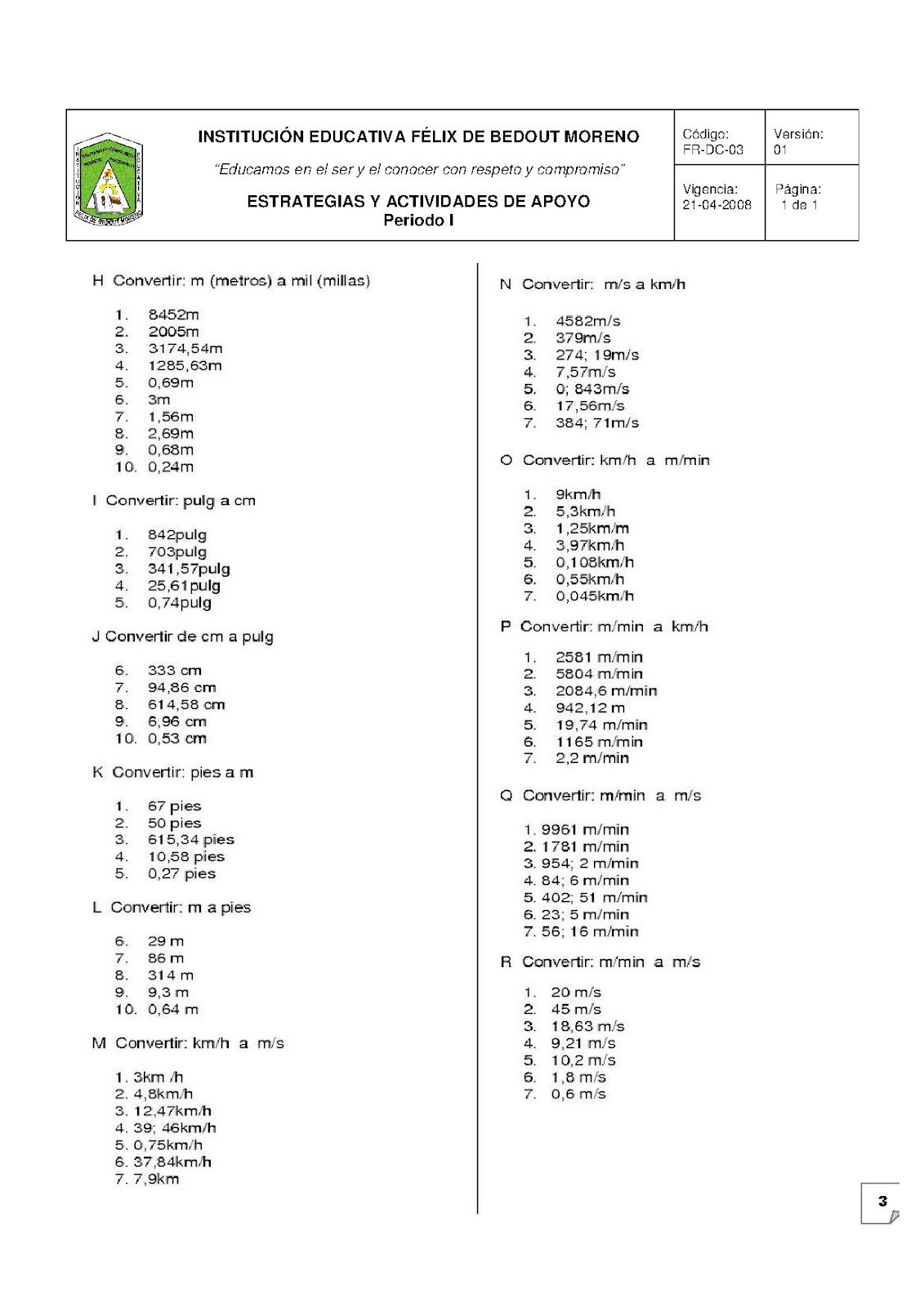 Matematicas: Grado Décimo