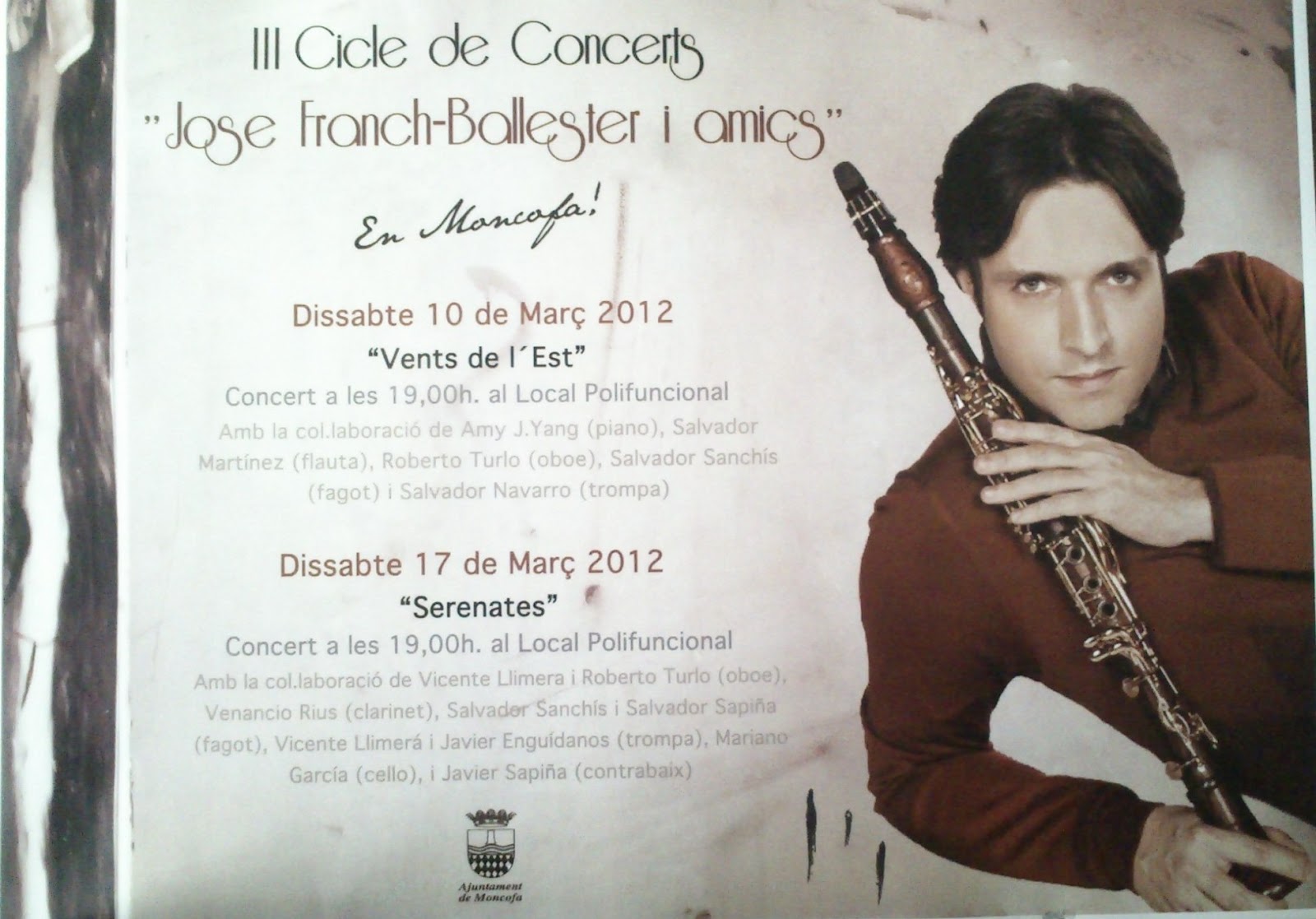 MONCOFA Y SUS TRADICIONES: III CICLO DE CONCIERTOS "JOSE FRANCH ...