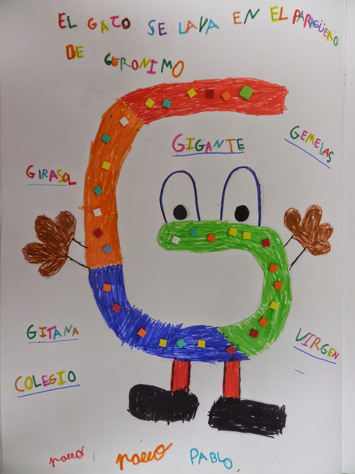 LETRA G - EL LIBRO DE LAS LETRAS | CON ARENA EN LOS BOLSILLOS