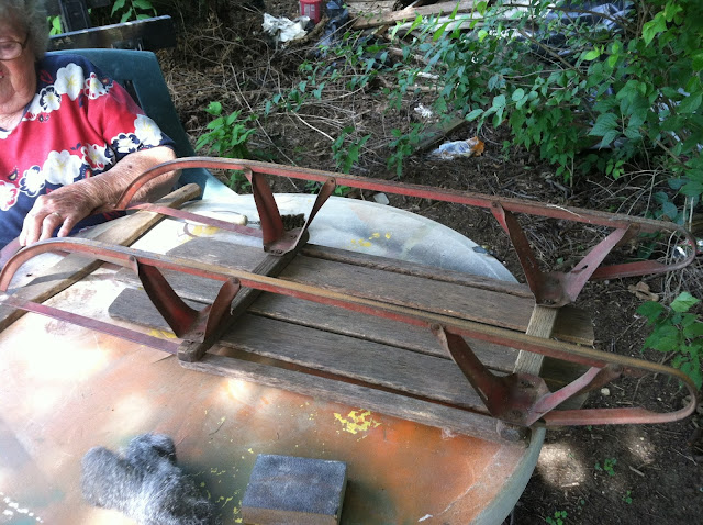Lollipops and Pickles: A Vintage Sled Found a Loving Home