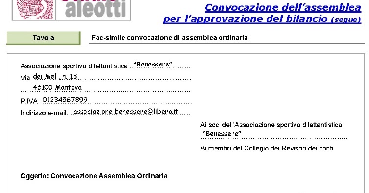 E' tempo di bilancio annuale per le Associazioni E' tempo di bilancio annuale per le Associazioni