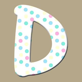 GRANNY ENCHANTED'S BLOG: "Pastel Dots" JPG Free Scrapbook Alphabet