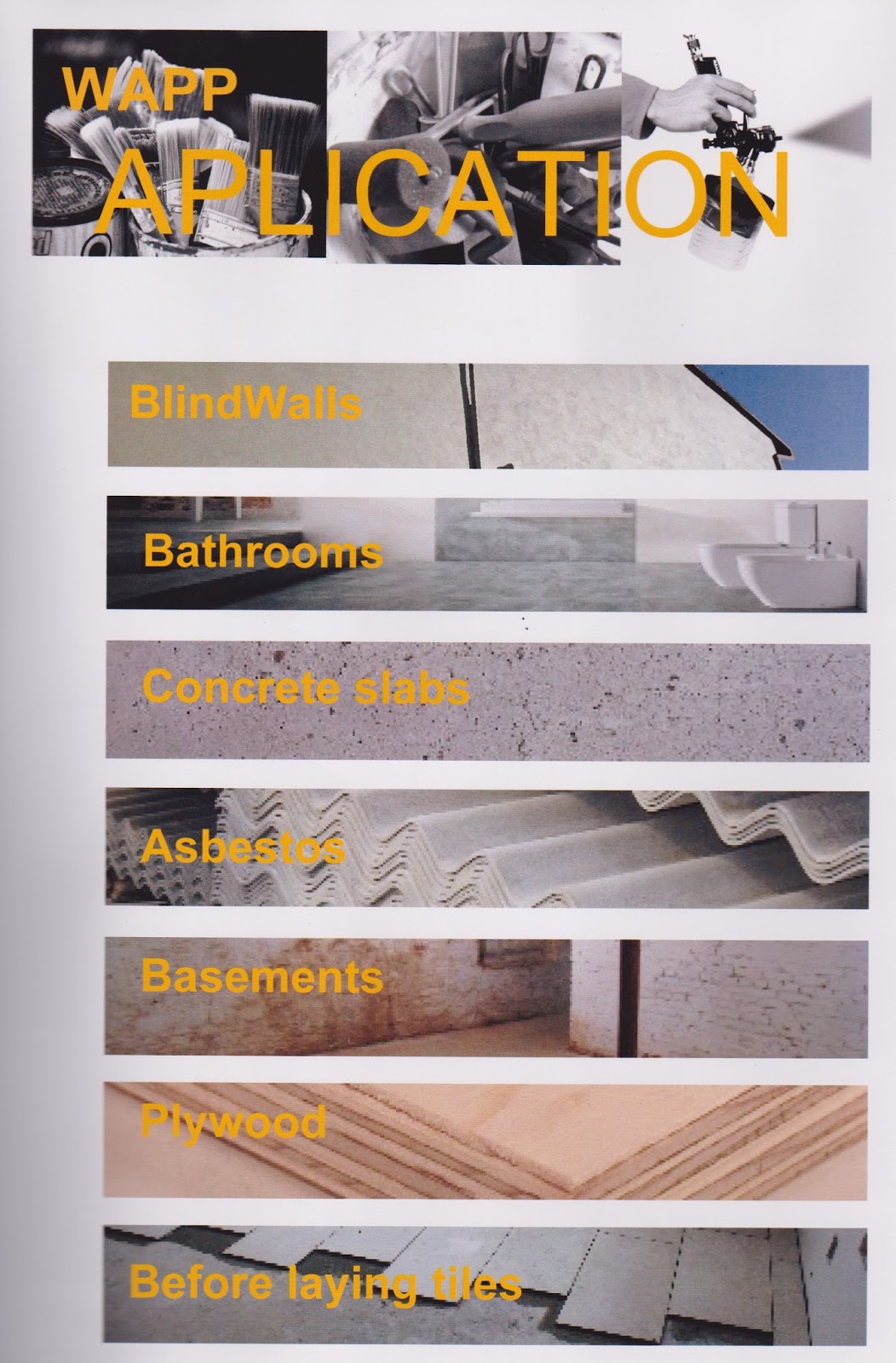 WaterProof Wapp Paints: 2017