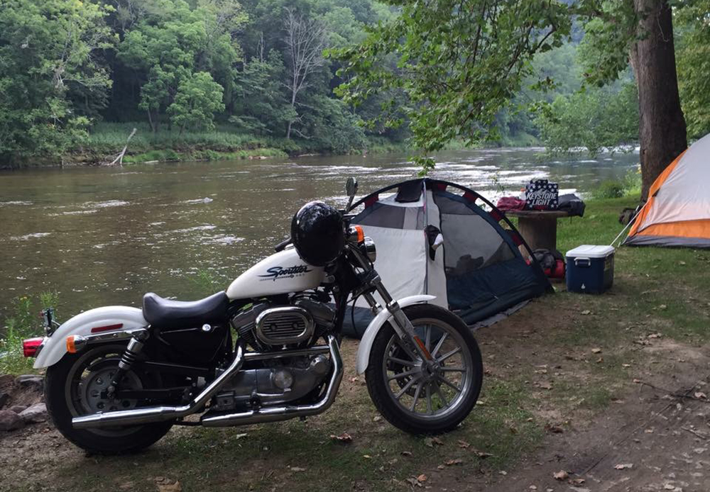 Twin Rivers Chopper Camp Out ~ Riding Vintage