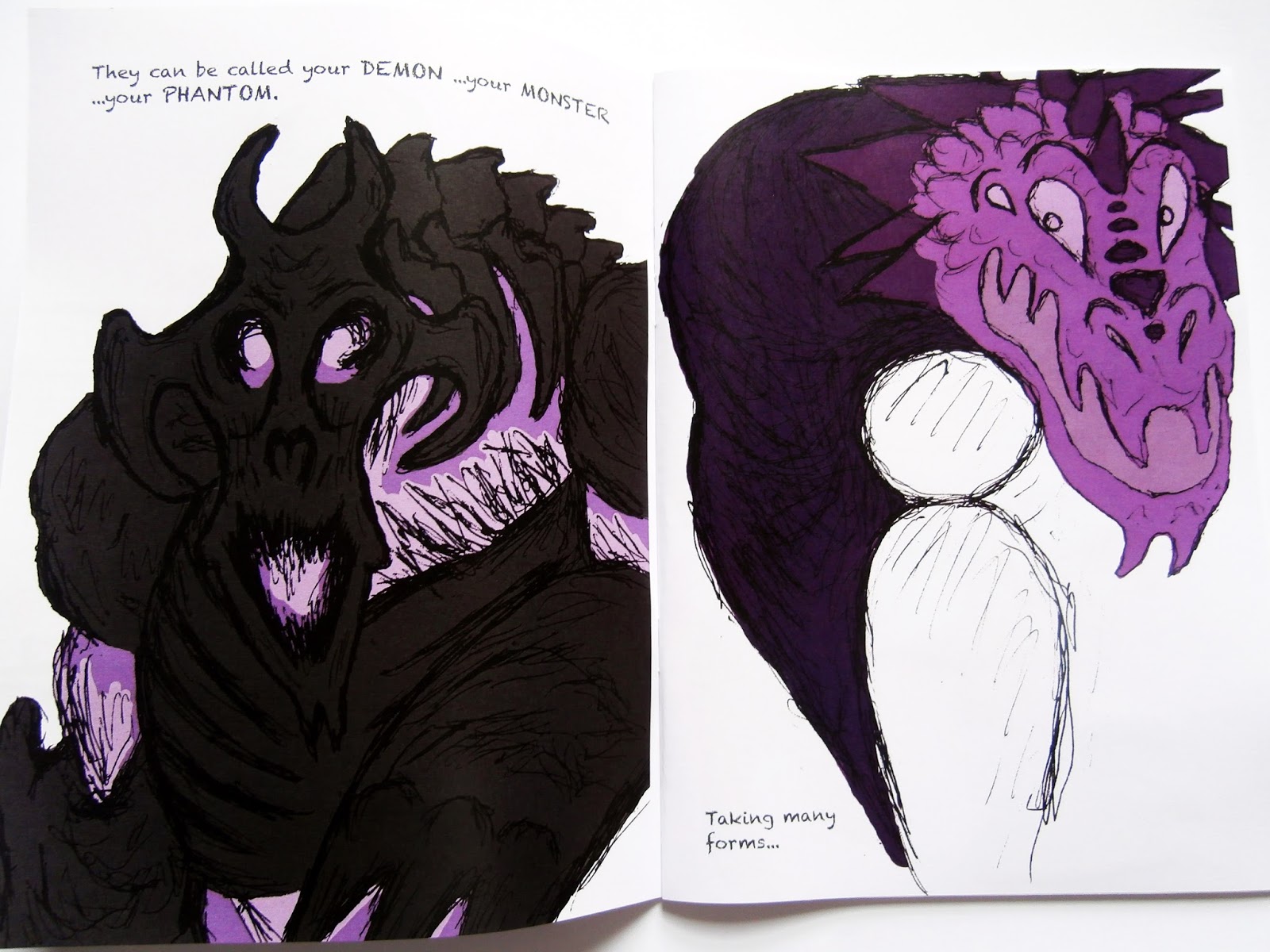 Craig Arnold Illustration: Anxiety Monsters Zine