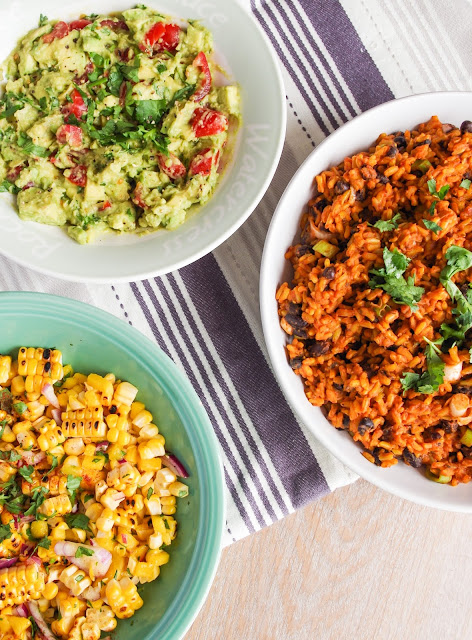 Mexican Rice & Grilled Corn Mango Salsa |Euphoric Vegan