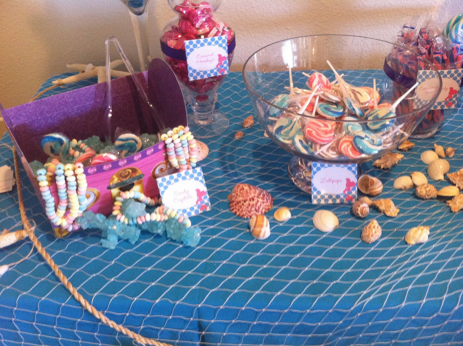 Sweet Sensations Candy Stations: Birthday Candy Buffet, Little Mermaid ...