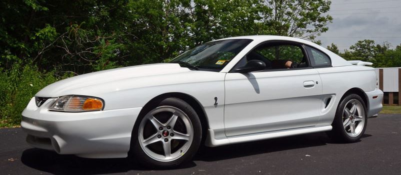 Just A Car Guy: 9 mile trailered Cobra R 1995 Mustang, Previously owned ...