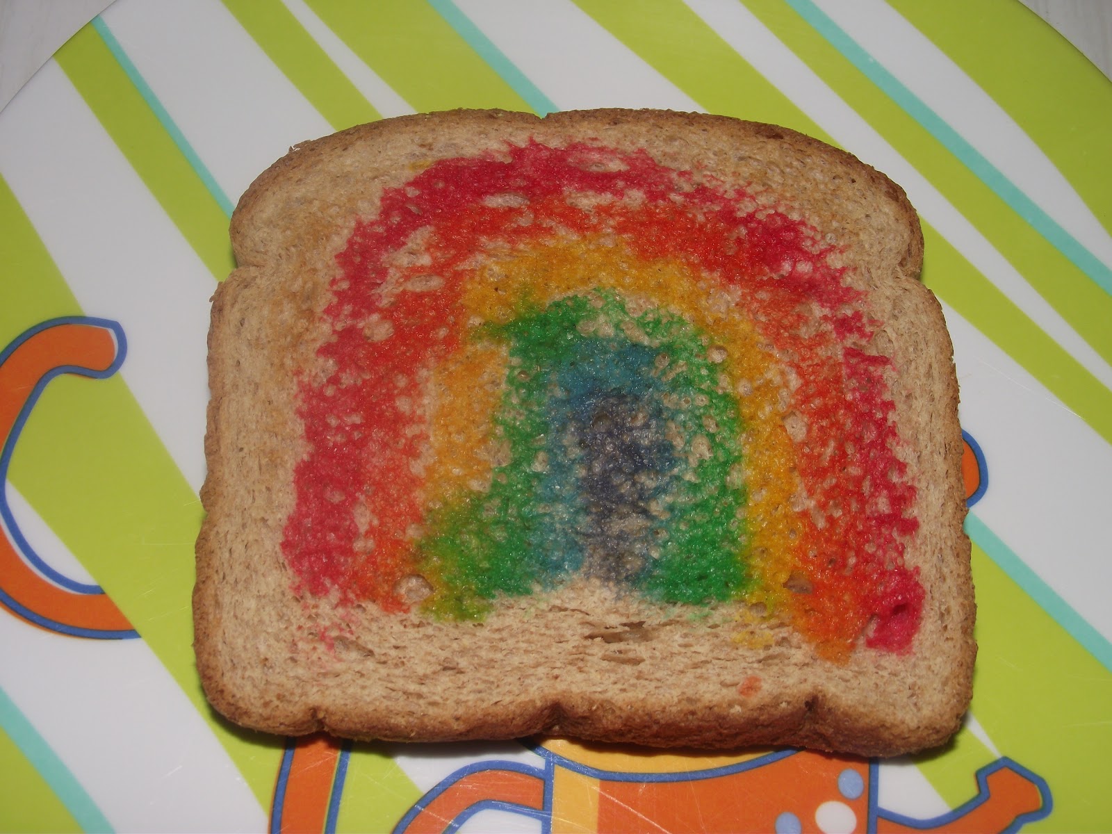 Discovering April: Rainbow Toast