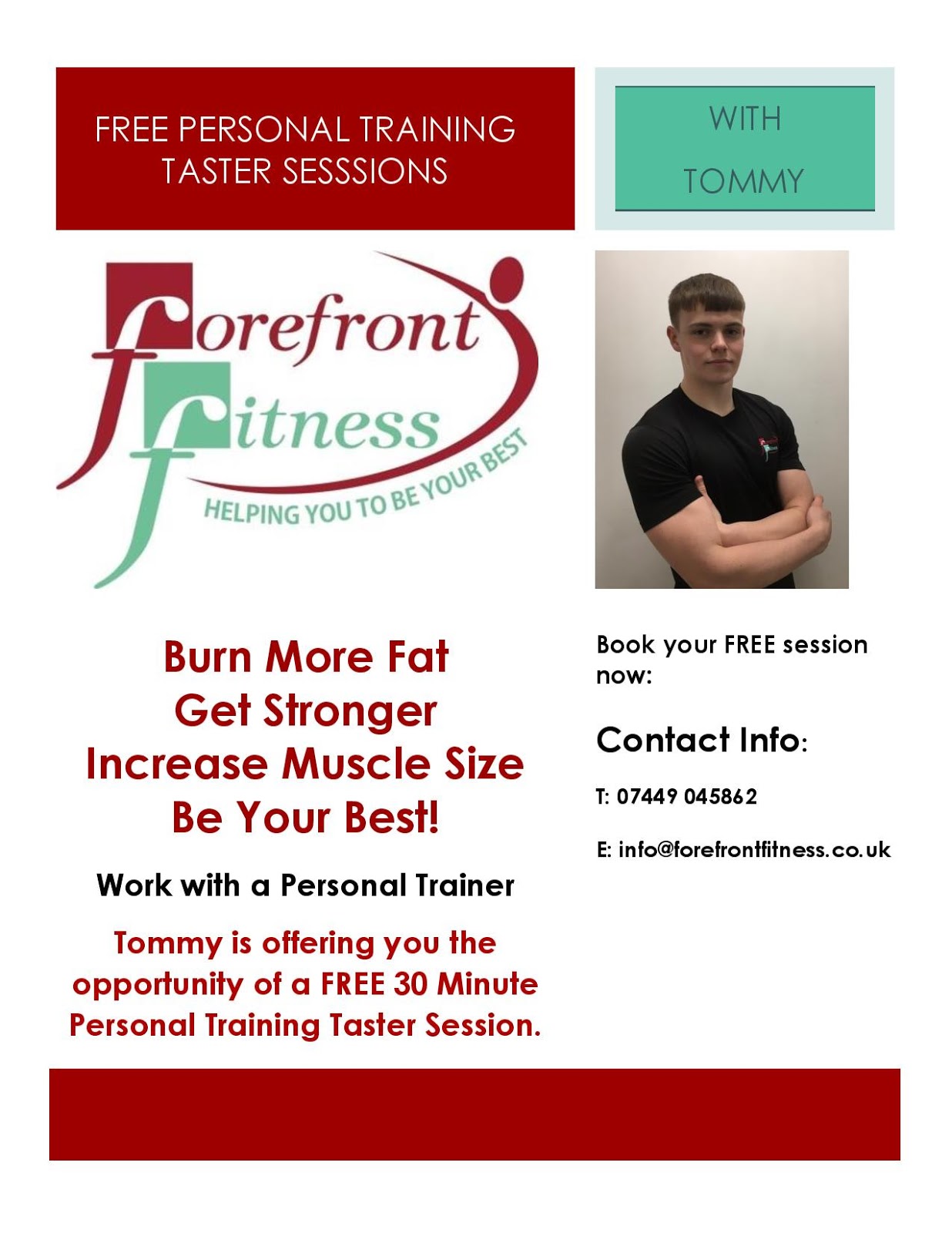 ForeFront Fitness Blog - Helping you to be your best: FREE Personal ...