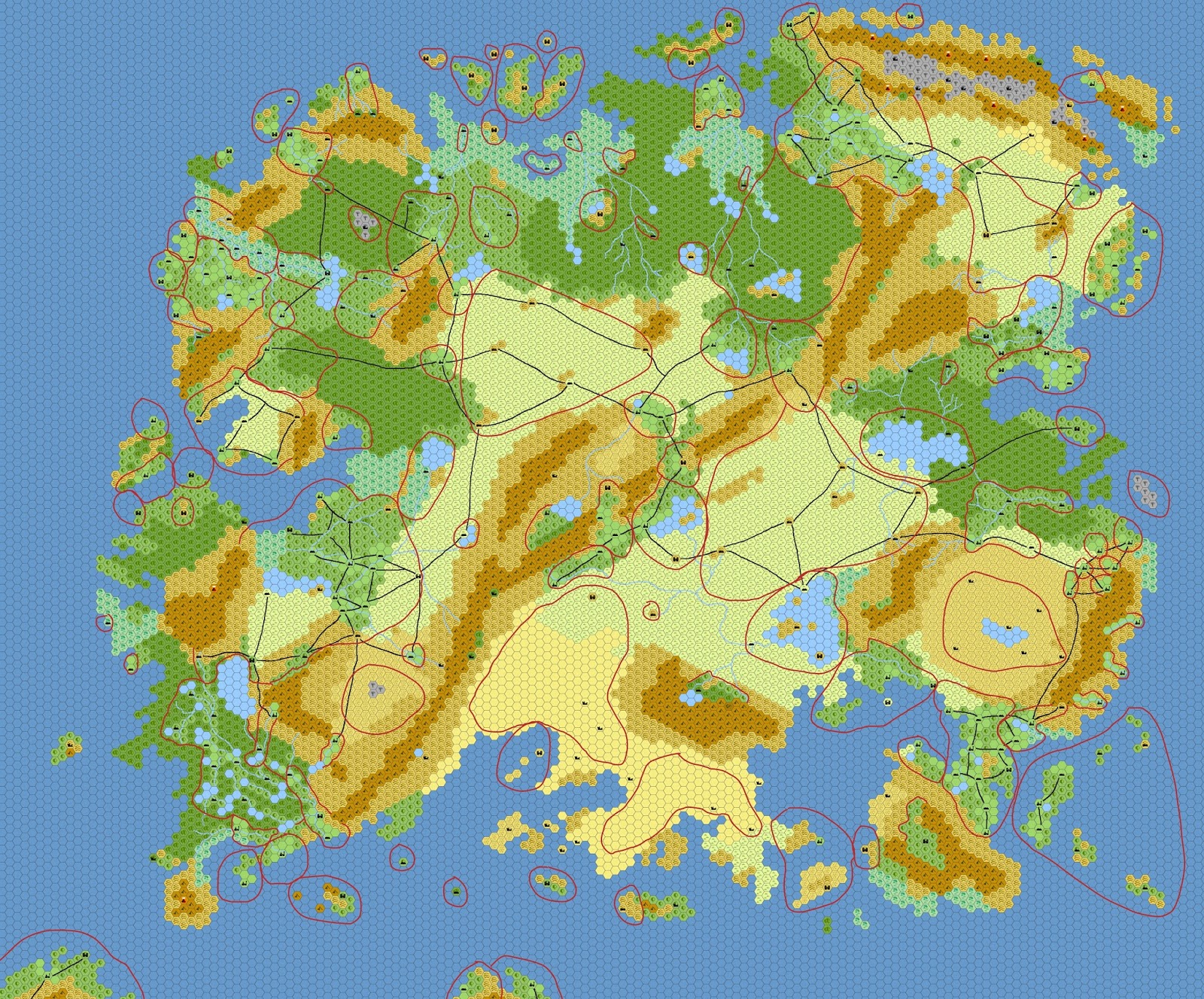 The Retired Adventurer: Maps of an Openquest Hexcrawl