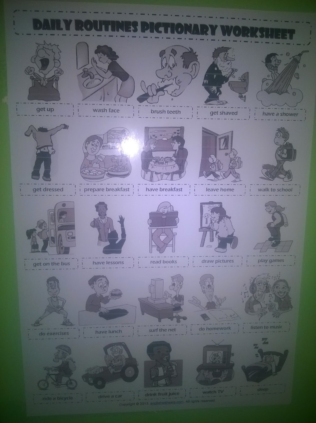 Vocabulary Daily Activities ( Kegiatan Sehari-hari ) - DHI - We Share ...