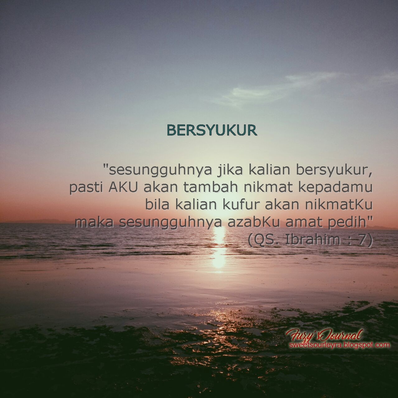 Belajarlah Untuk Bersyukur