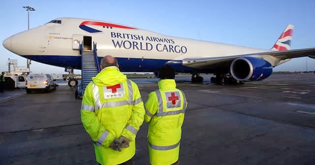 British Aid En Route to the Philippines - Philippine Flight Network
