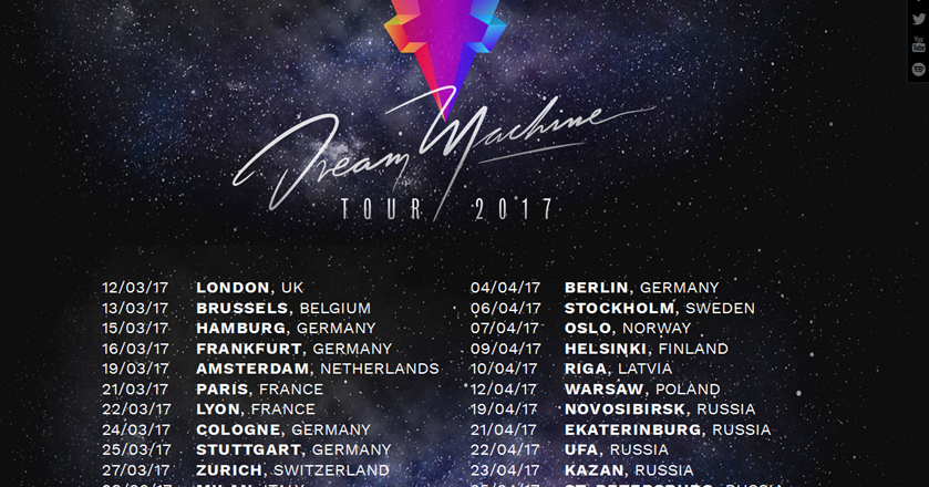 TOKIO HOTEL EN CALI: Tokiohotel.com: Tokio Hotel - Dream Machine Tour 2017!!! Tickets are on sale.