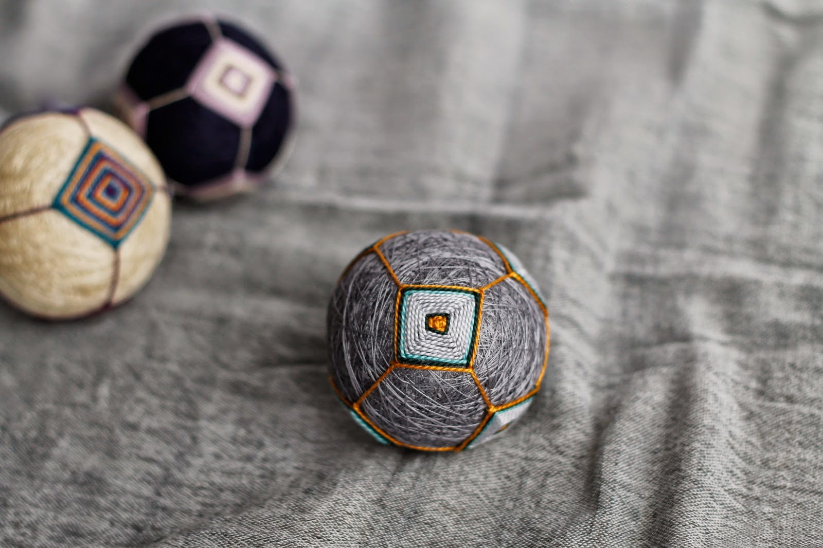 Bark and Purl: Temari - Japanese thread balls
