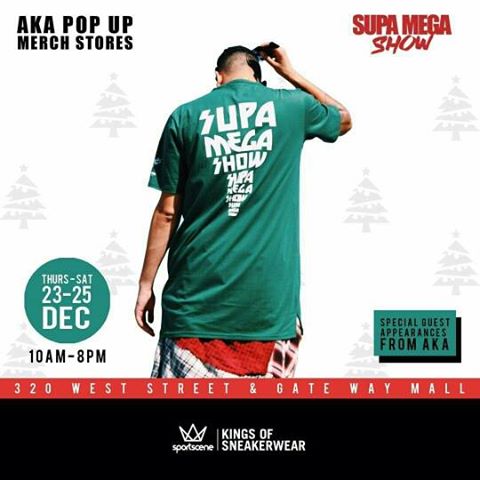 DJ's Production: AKA 's Supa Mega Pop Up Merch Store to Open at Gate ...