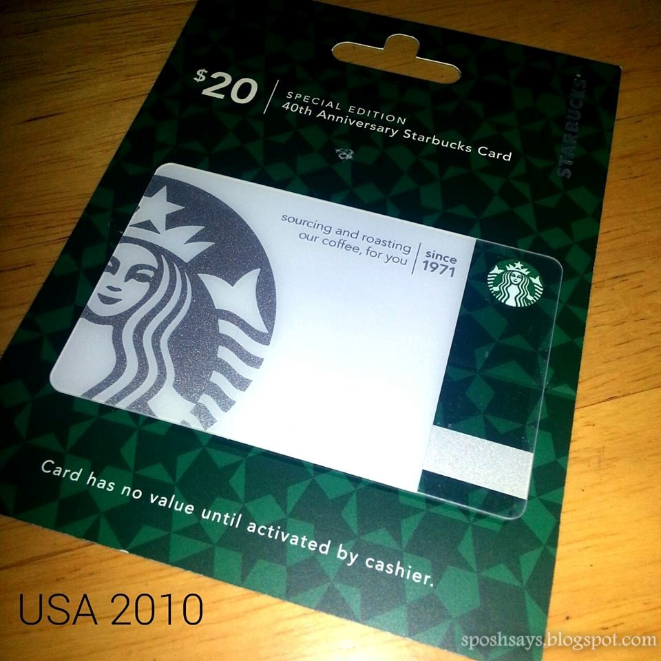 Sposh Says: Starbucks Card [USA]