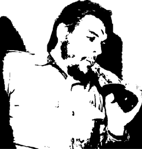 Che Guevara Tomando Coca-Cola