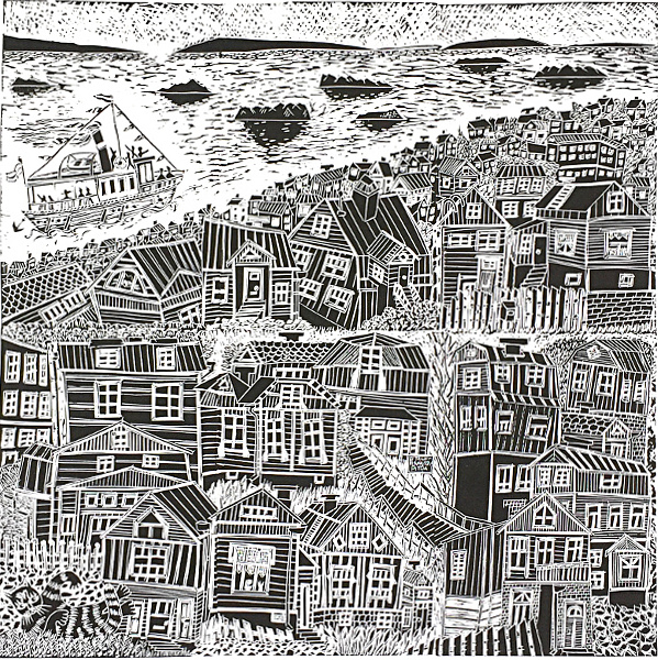 linokissa | linocat: PISPALA-TALOJA: KISSA JA LAIVA / PISPALA HOUSES ...