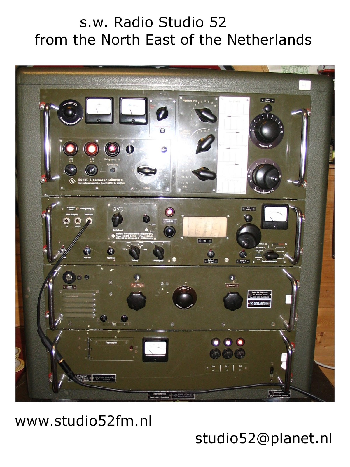 rundangerously: "Studio 52" Netherlands shortwave pirate radio 6255 khz ...