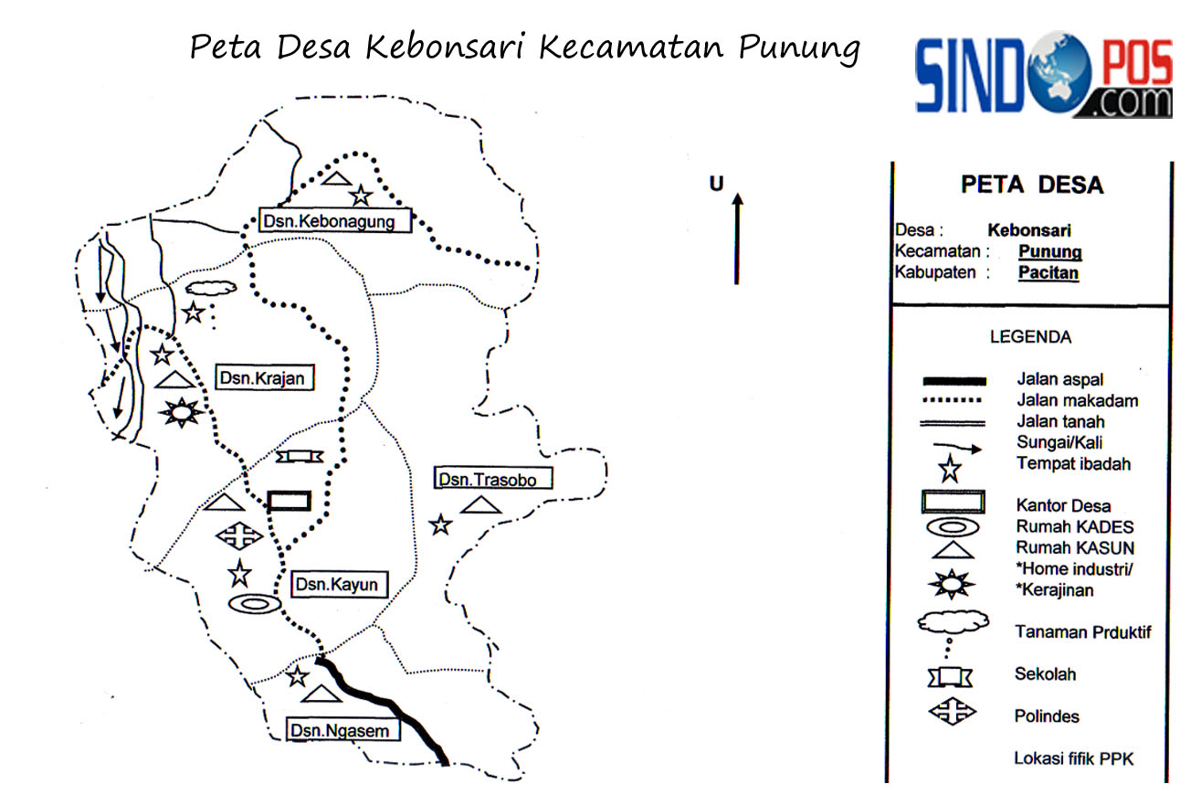 Contoh Profil Desa & Kelurahan, Desa Kebonsari Kecamatan Punung ...